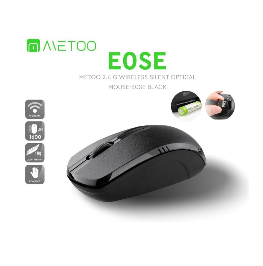 Mouse Wireless Metoo E0SE 2.4G silent click - Techno Computer Shop ...